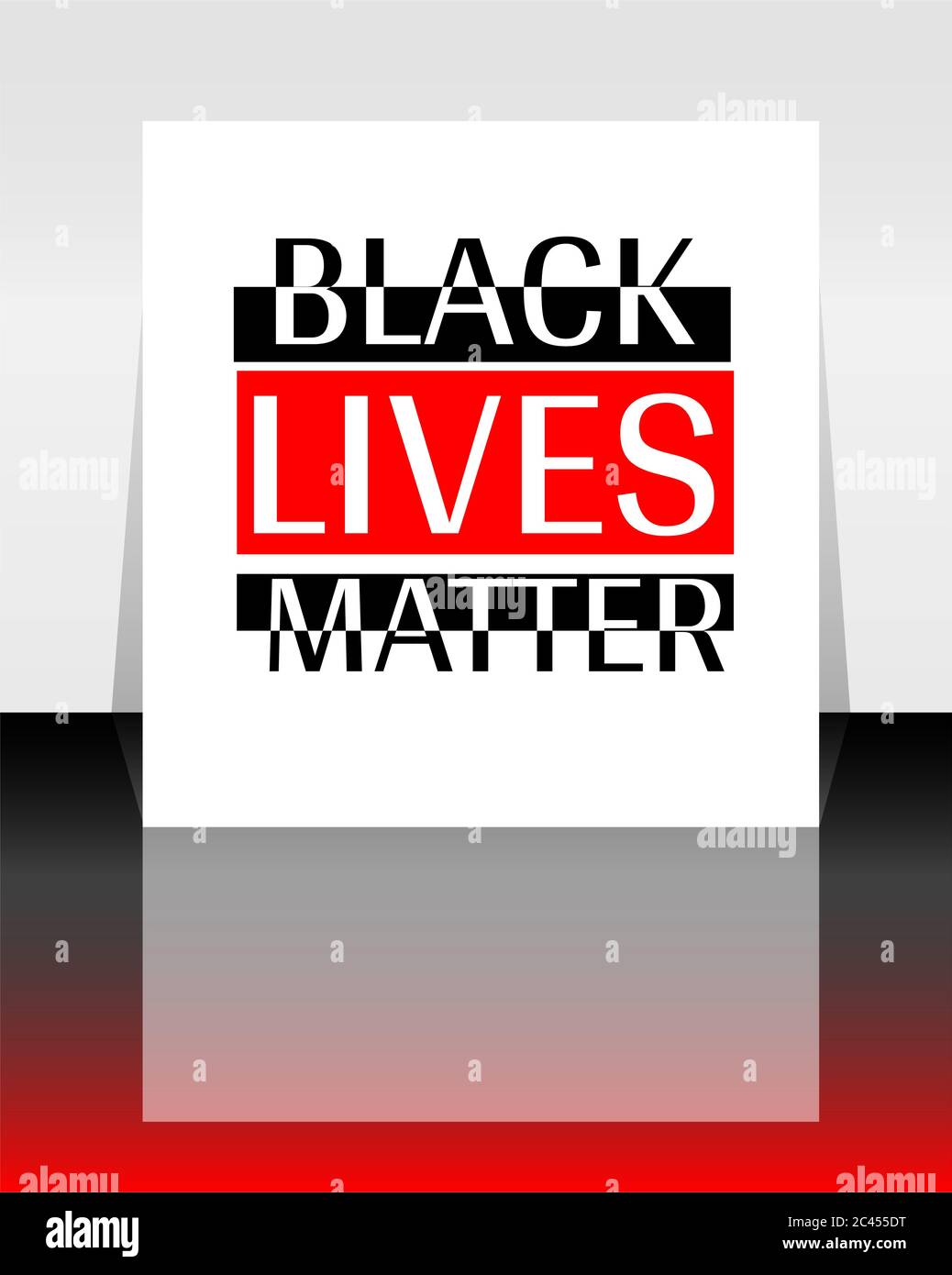 Black Lives Matter, I Can't Breathe. Protest Banner about Human Right ...