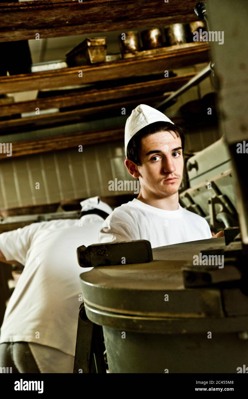 Bakers in a bakery, portrait Stock Photo - Alamy