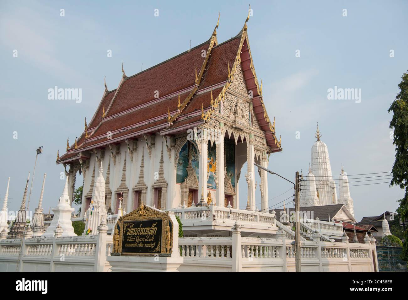 The Wat Phlap Phla Chai in the city of Phetchaburi or Phetburi in the ...