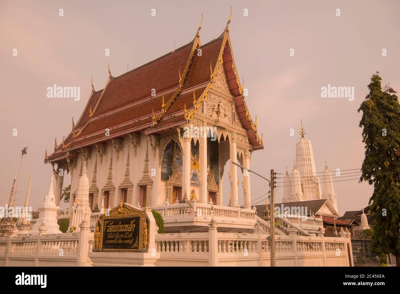 The Wat Phlap Phla Chai in the city of Phetchaburi or Phetburi in the ...