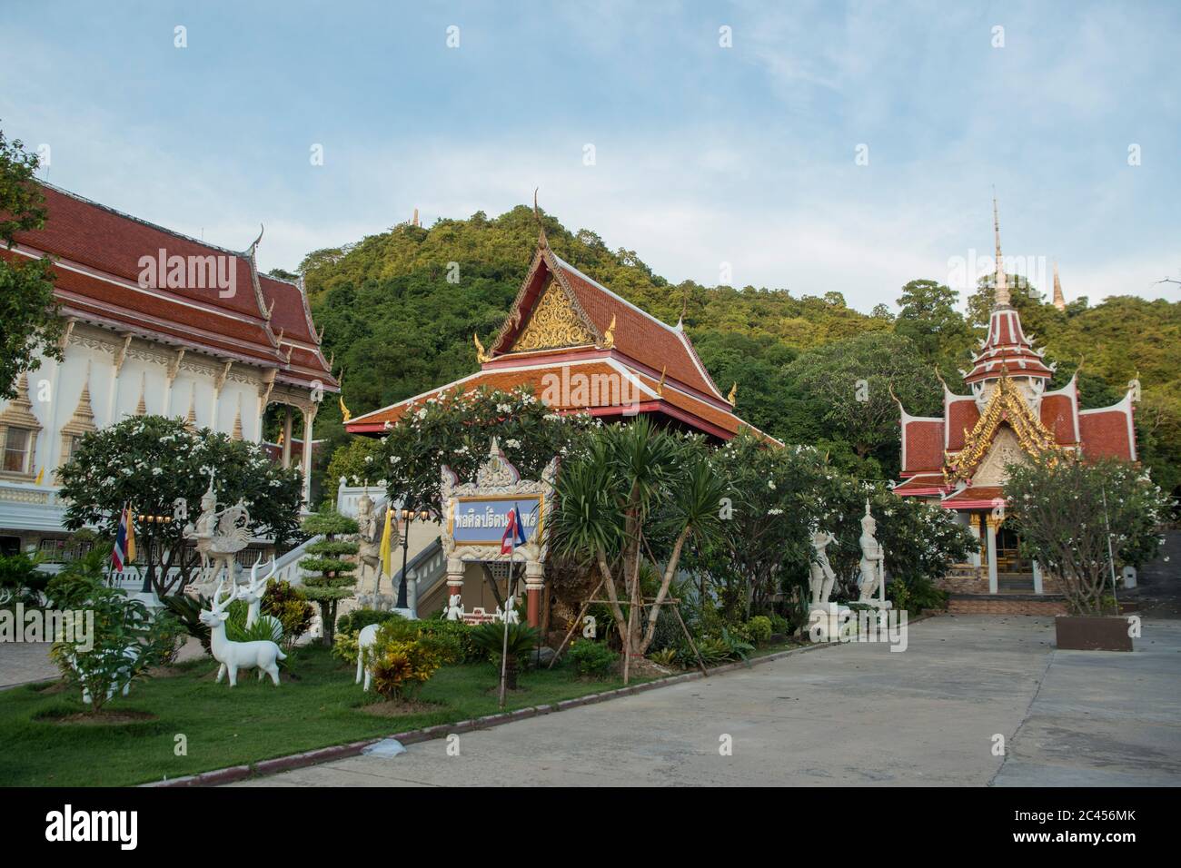 The Wat Tham Kaeo in the city of Phetchaburi or Phetburi in the ...