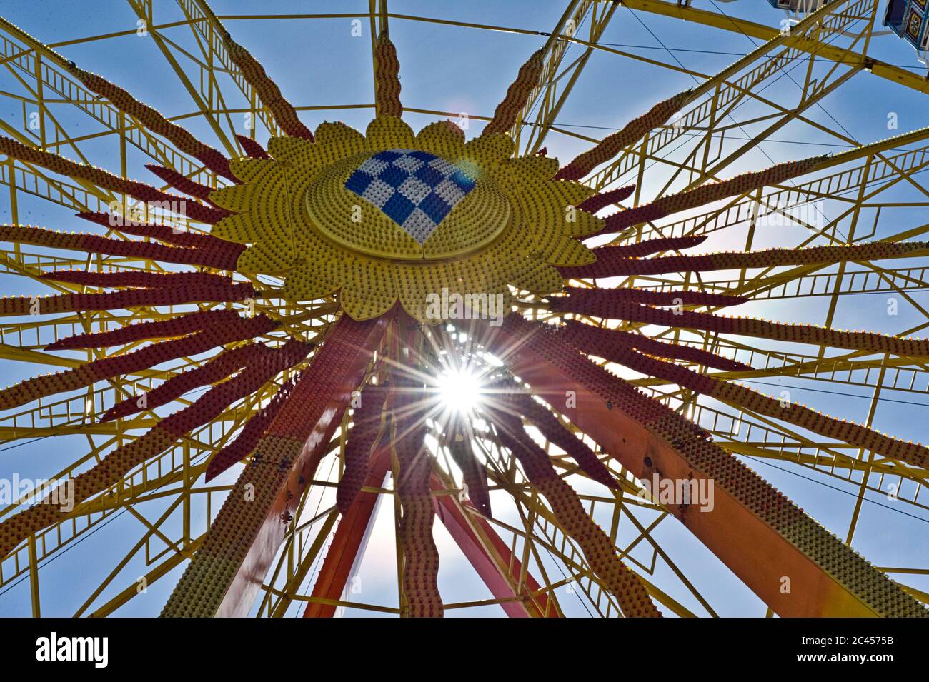 Detail of a ferris wheel Stock Photo - Alamy