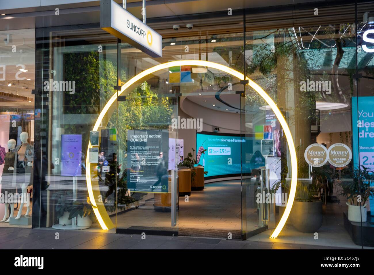 Suncorp bank branch in Sydney city centre,NSW,Australia Stock Photo - Alamy