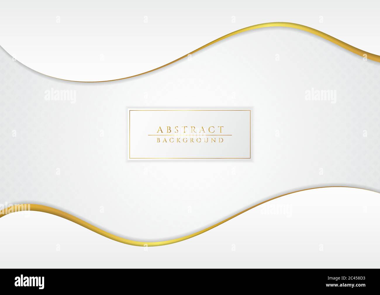 Luxury fluid gold overlap layer design abstract style white background ...