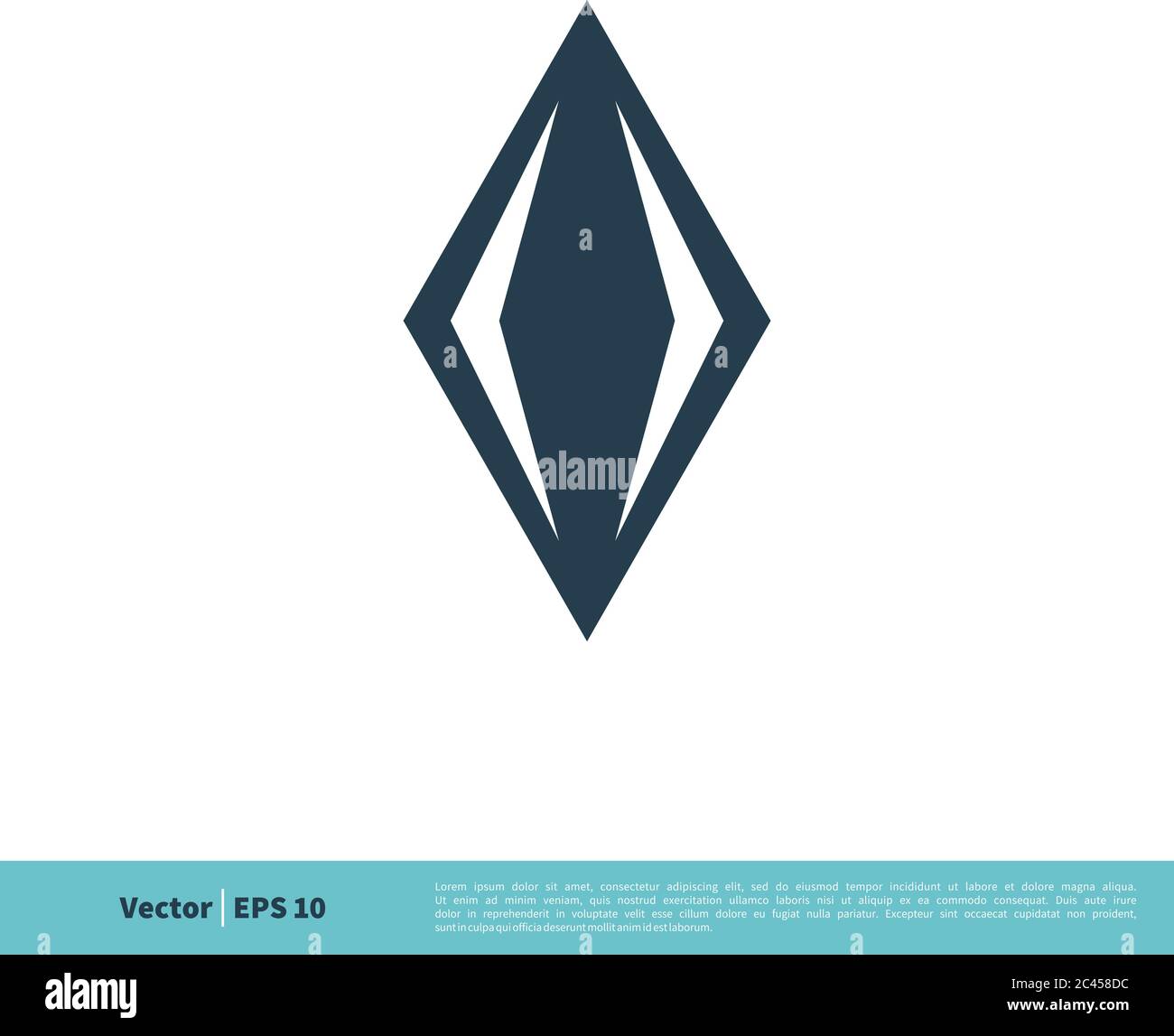 Diamond Shape Icon Vector Logo Template Illustration Design. Vector EPS ...