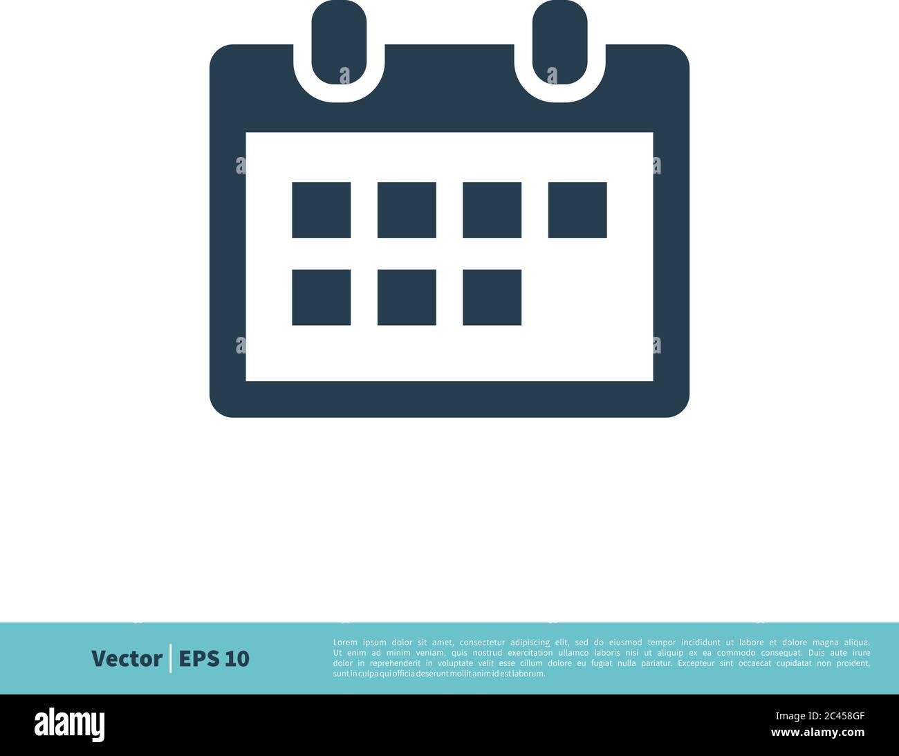 Calendar Icon Vector Logo Template Illustration Design. Vector EPS 10 ...