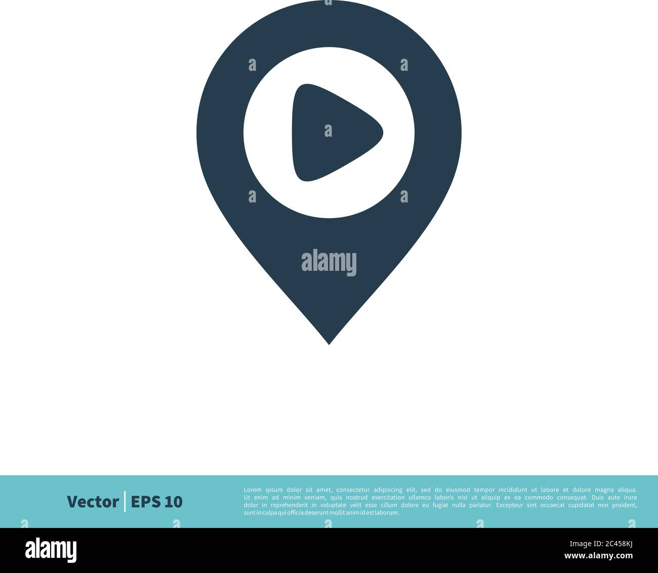 Point Location Icon Vector Logo Template Illustration Design. Vector ...