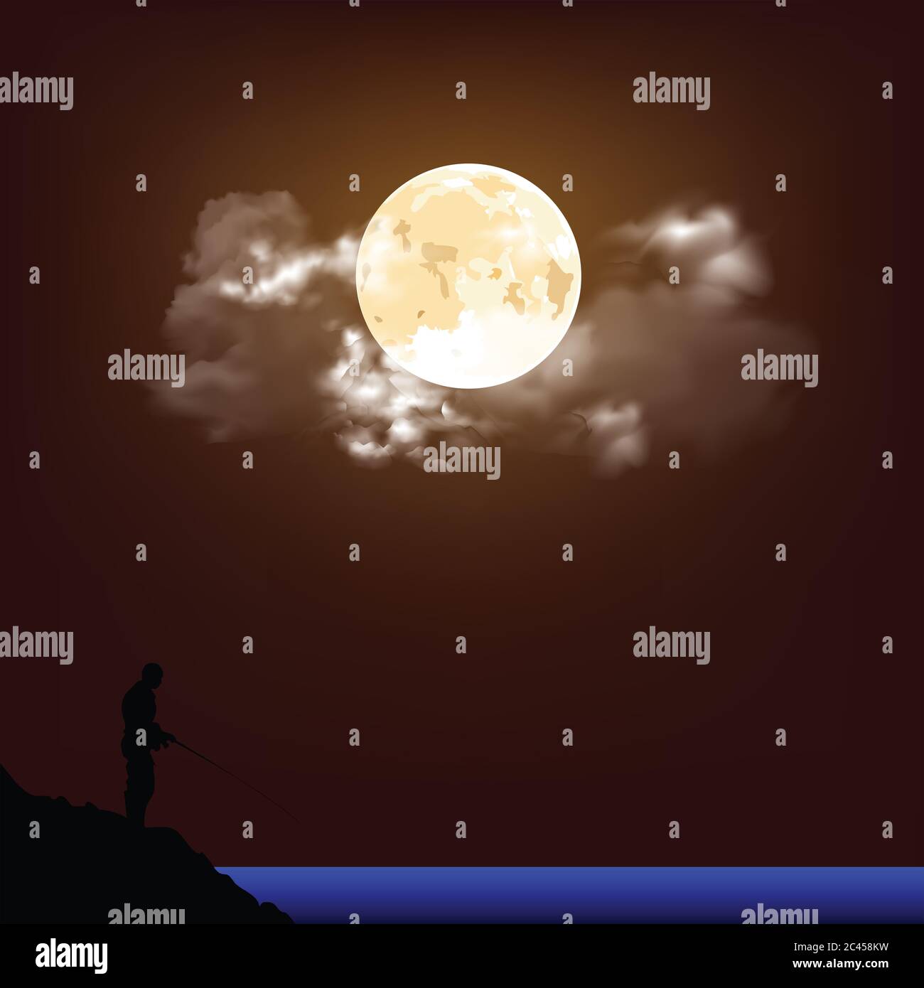 Lunar fishing hi-res stock photography and images - Alamy