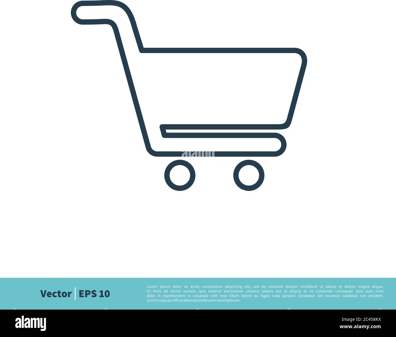 Trolley Cart Icon Vector Logo Template Illustration Design. Vector EPS ...