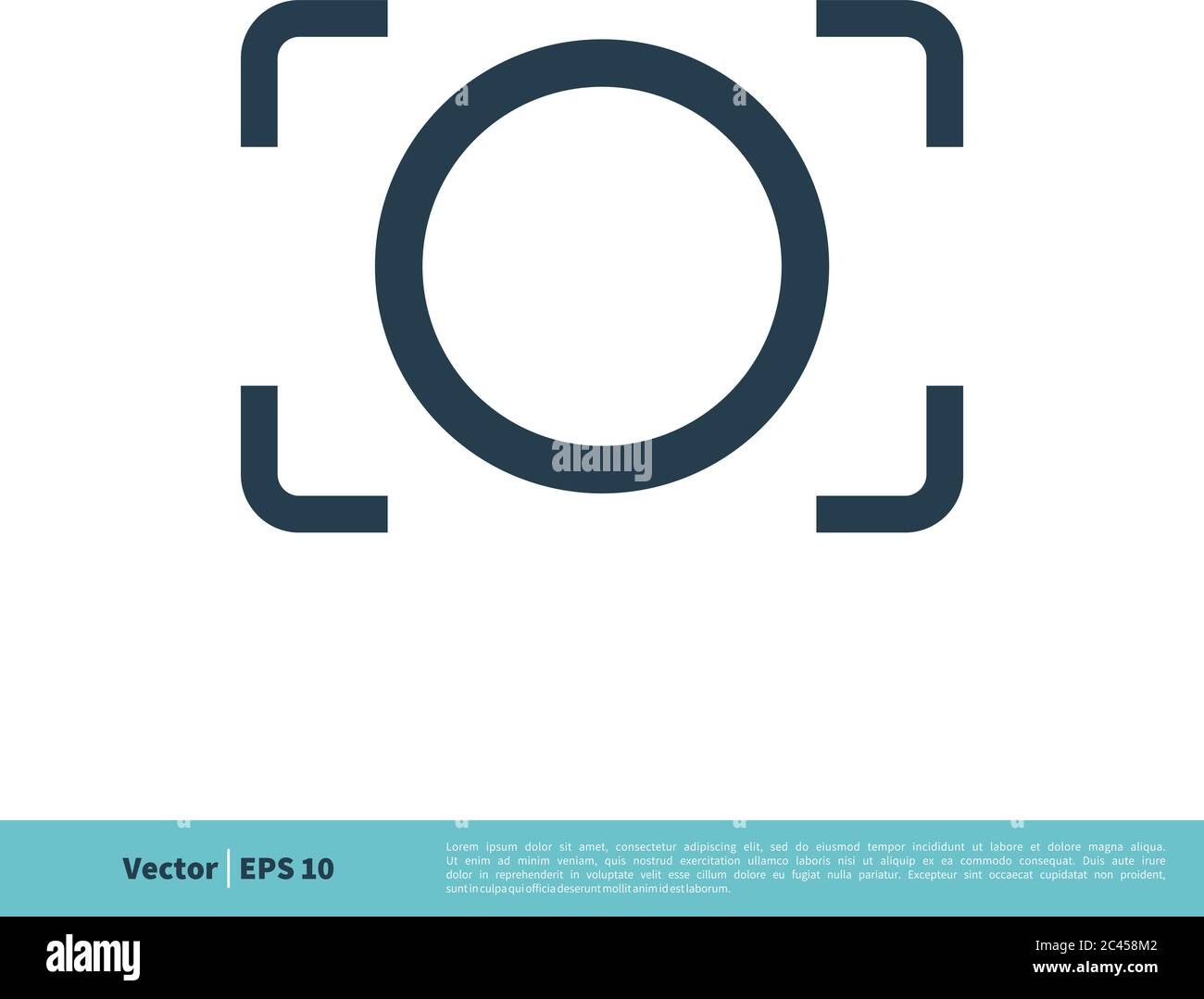 Camera Focus Icon Vector Logo Template Illustration Design. Vector EPS ...