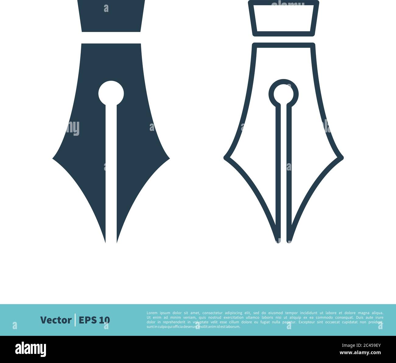 Pen Icon Vector Logo Template Illustration Design. Vector EPS 10 Stock ...