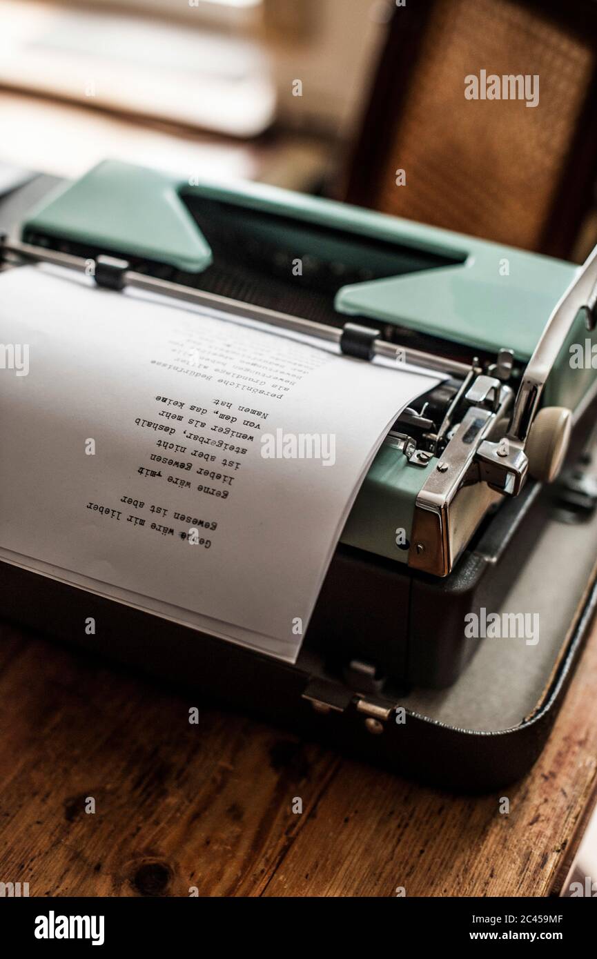 The typewriter building hi-res stock photography and images - Alamy