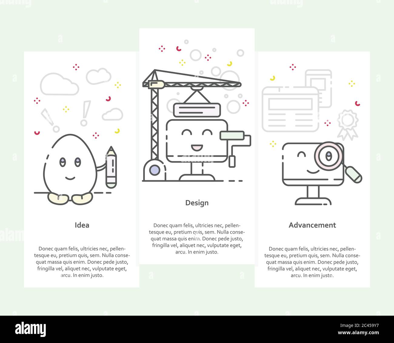 Web Advancement Stock Vector Images - Alamy