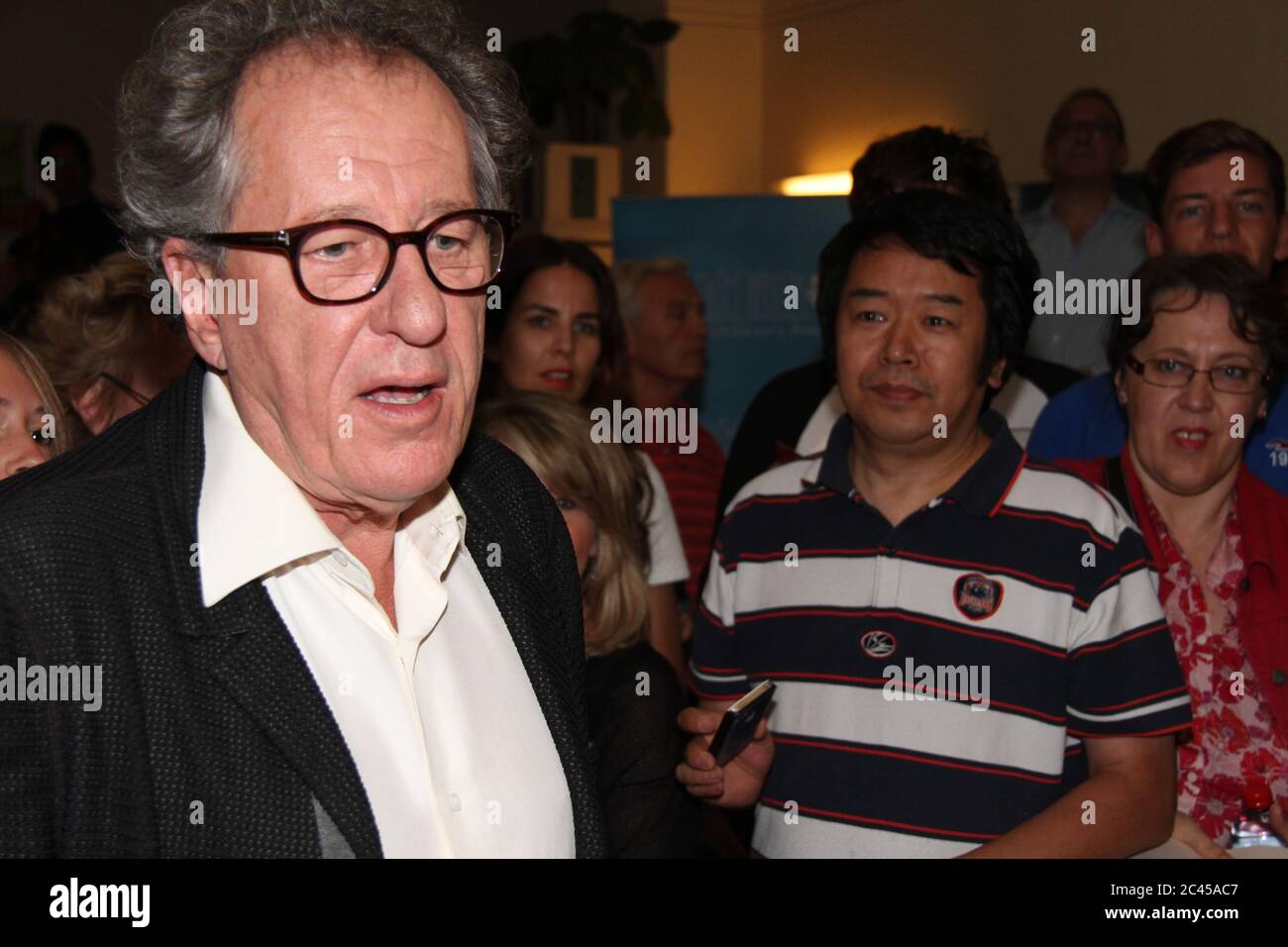Geoffrey Rush arrives for the red carpet screening of the Book Thief at ...