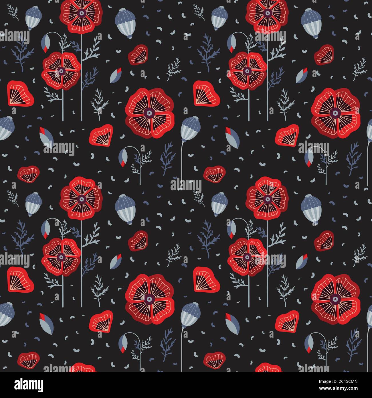 Background wildflower Stock Vector Images - Alamy