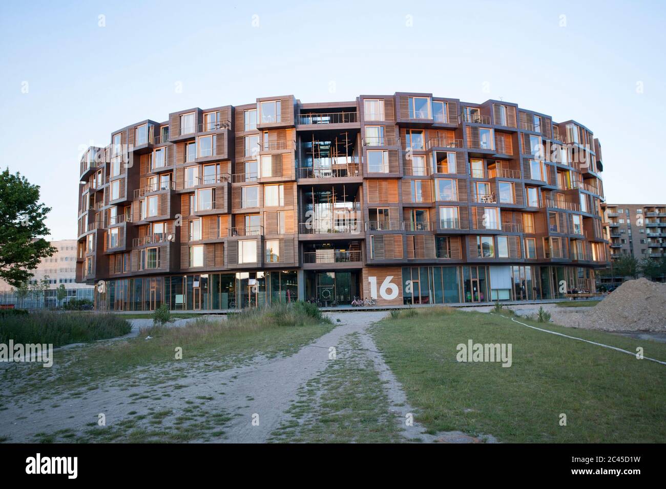 Apartment building in Copenhagen, Denmark Stock Photo - Alamy