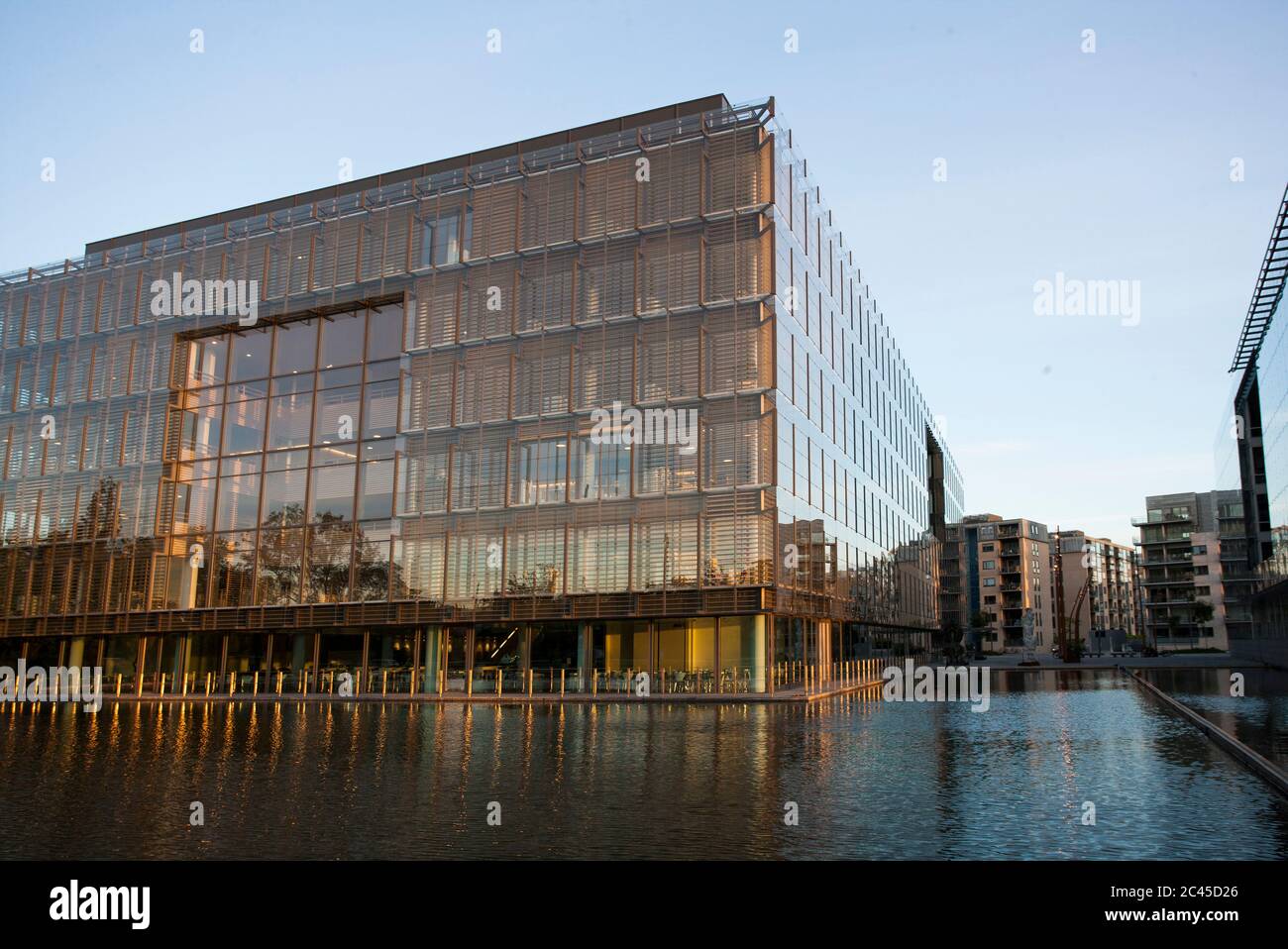 Office building by the water, Copenhagen, Denmark Stock Photo - Alamy