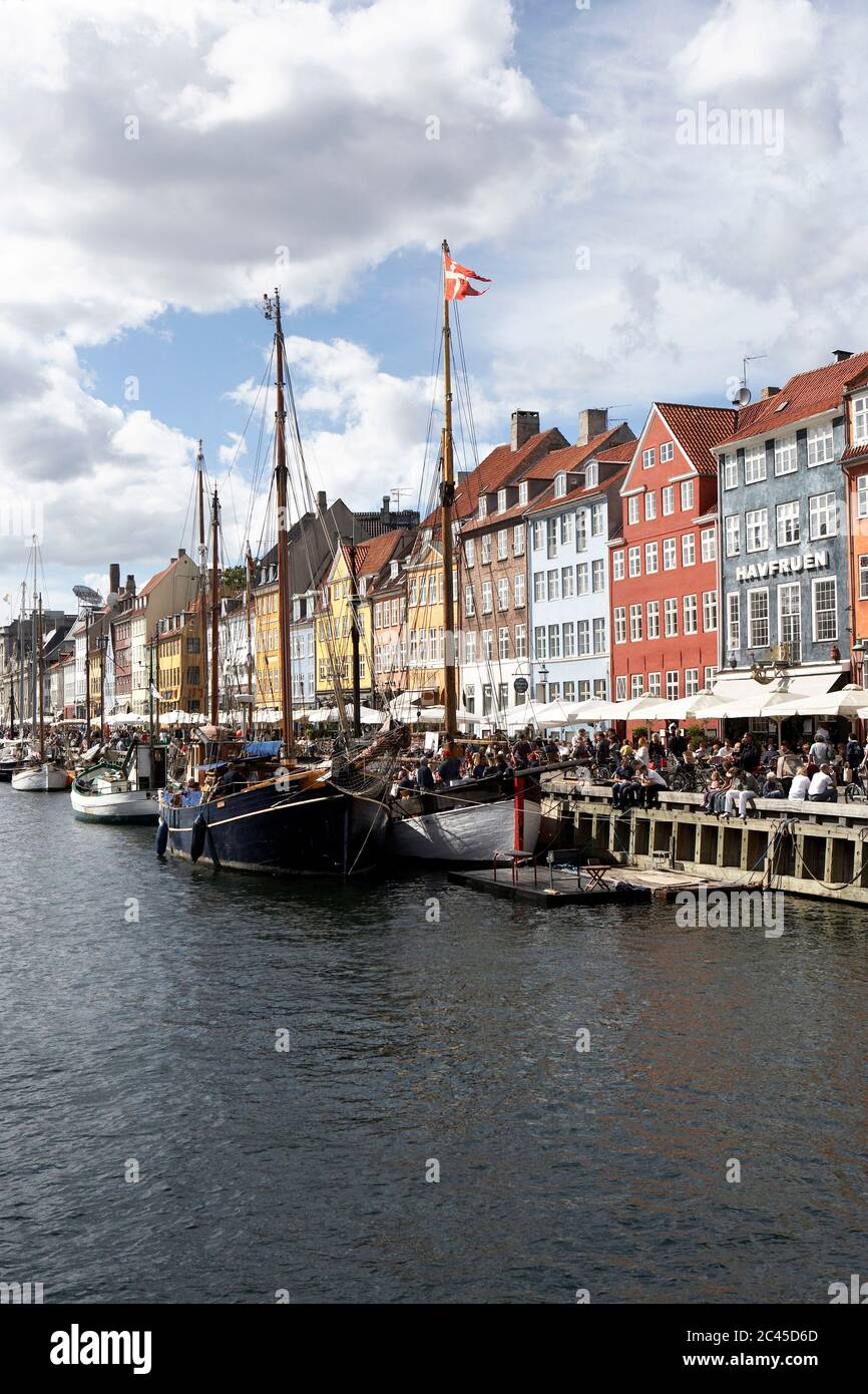 Copenhagen waterfront, Denmark Stock Photo - Alamy