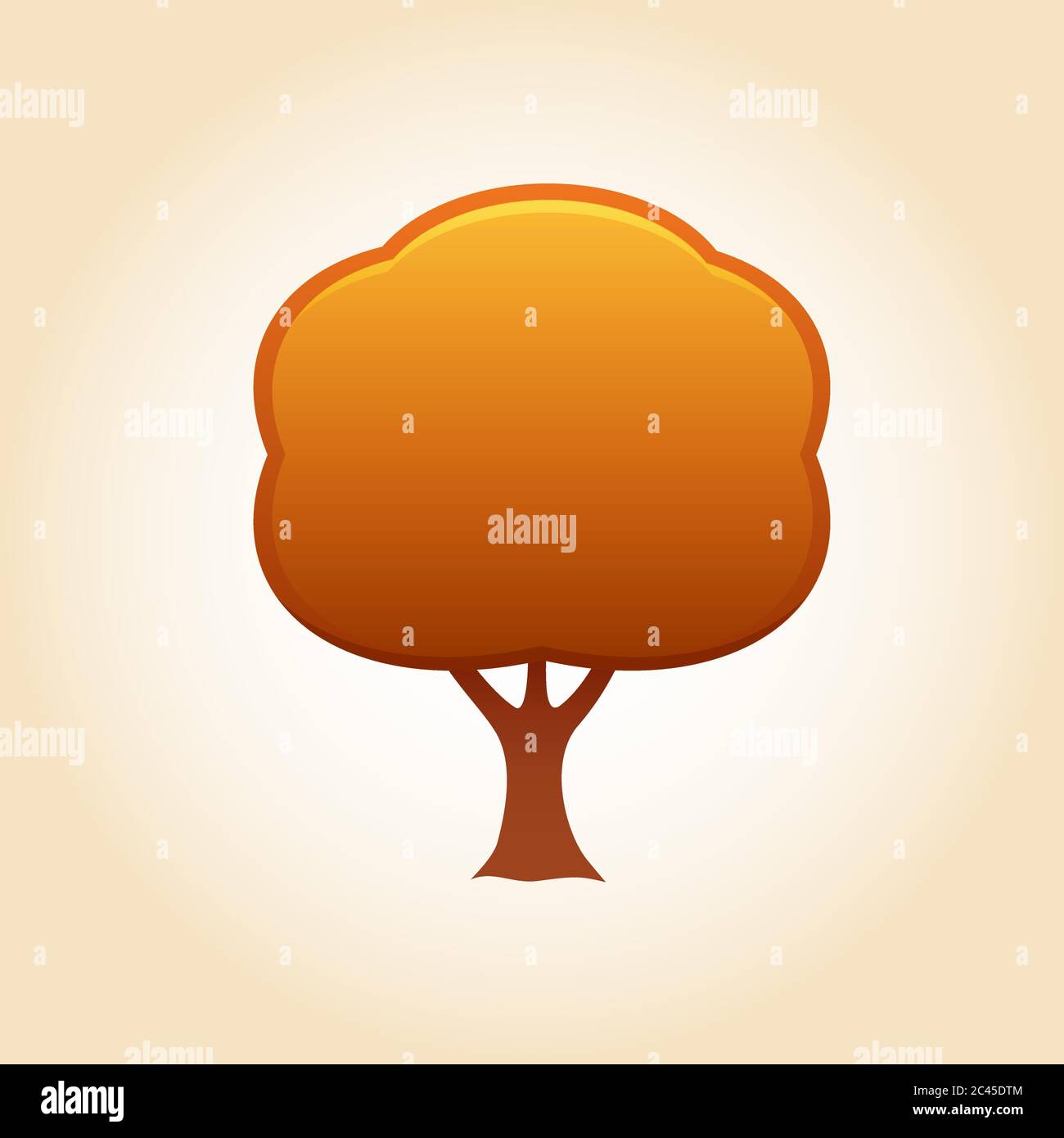 Colour Tree of Life Icon. Vector Illustration. Isolated object Stock ...