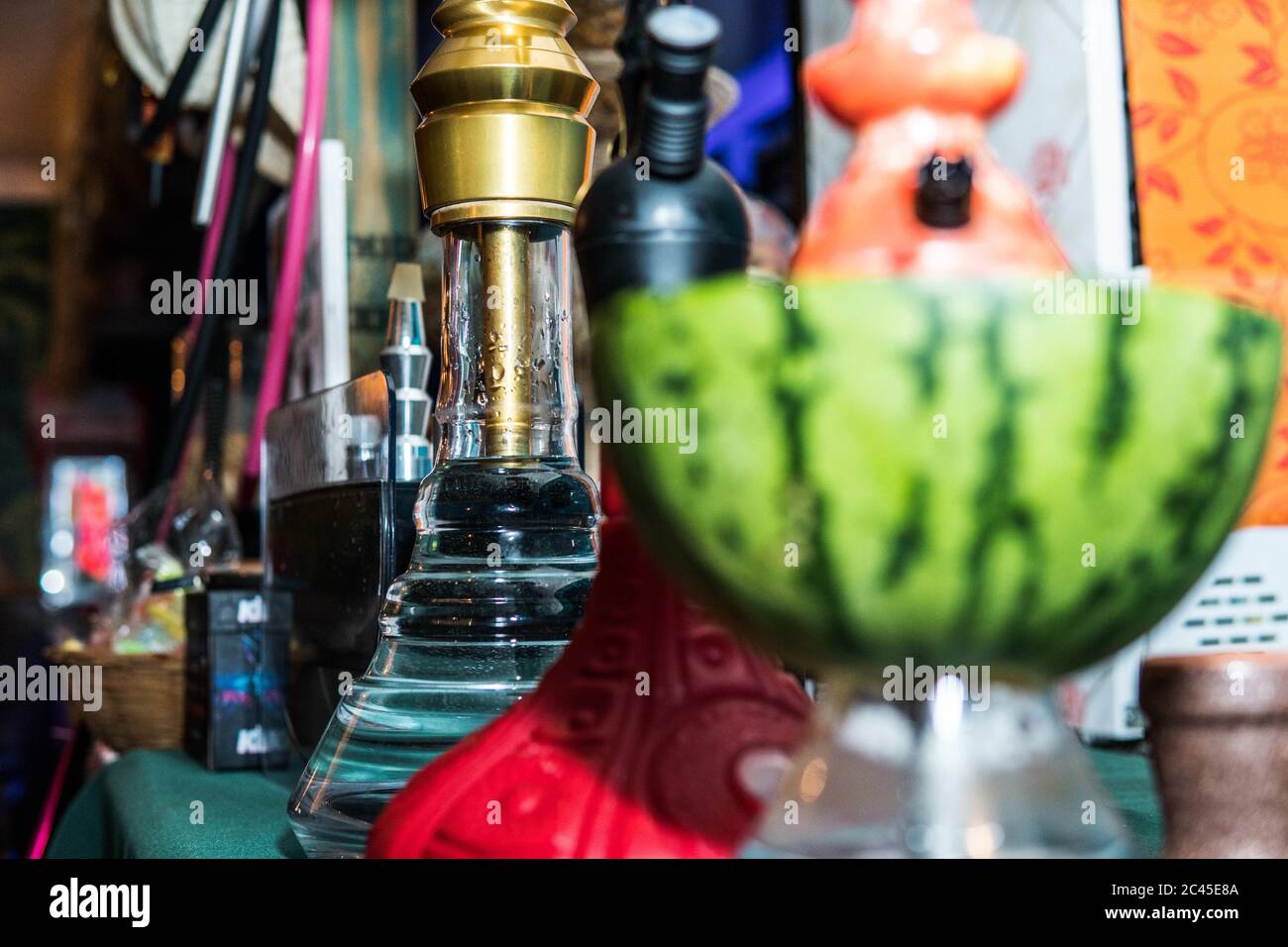 Hookah with watermelon hi-res stock photography and images - Alamy