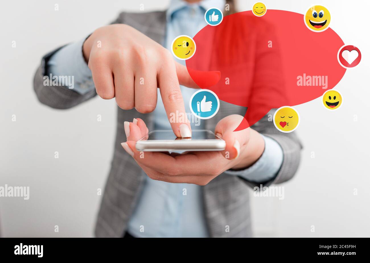 Social Media Digital Network Concepts Design Element Icons Illustration ...
