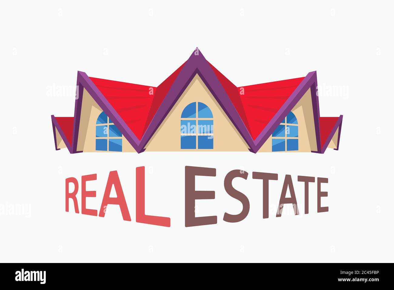 Real estate apartment building model Stock Vector Images - Alamy