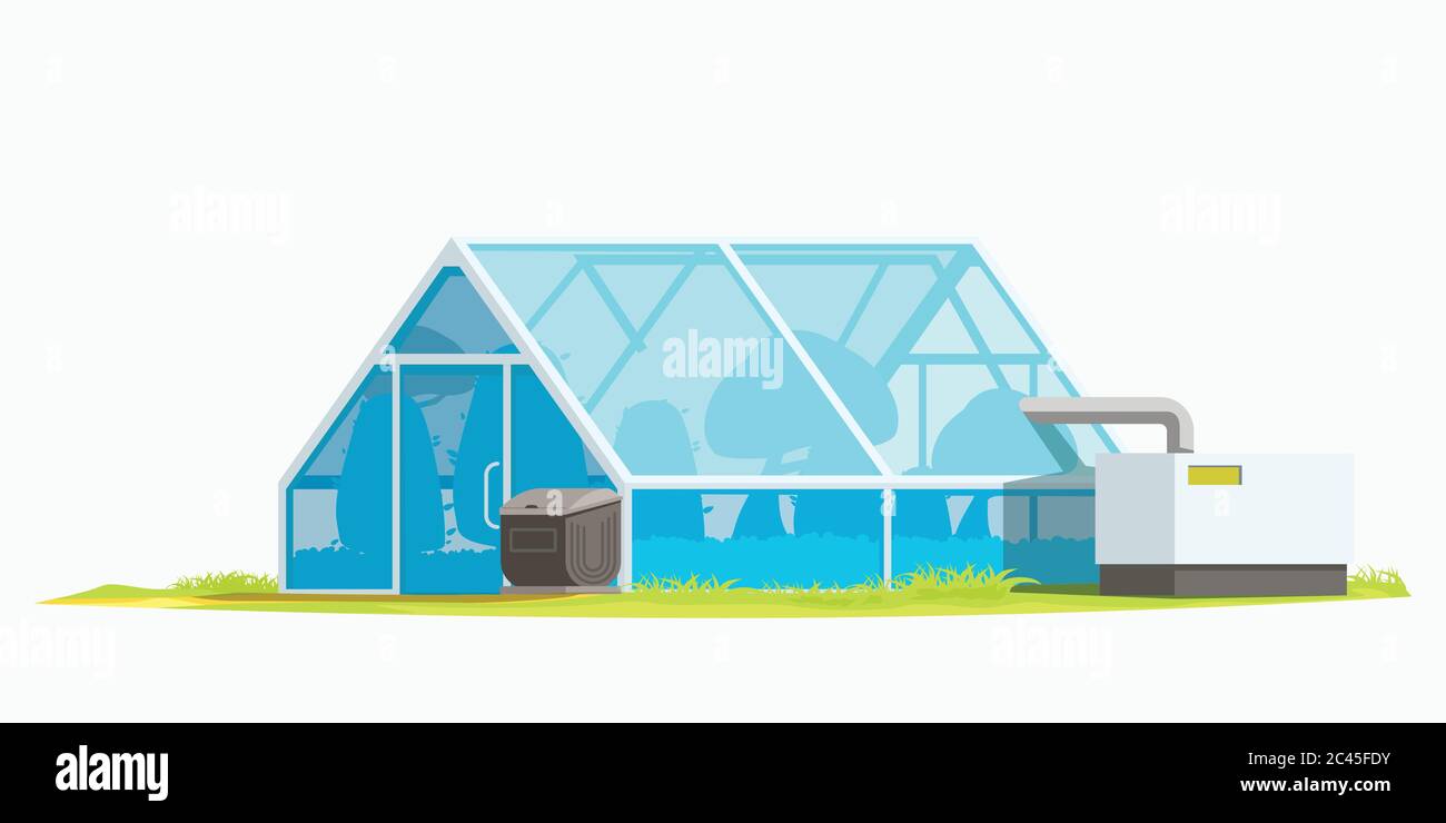 Agriculture greenhouse technology Cut Out Stock Images & Pictures - Alamy