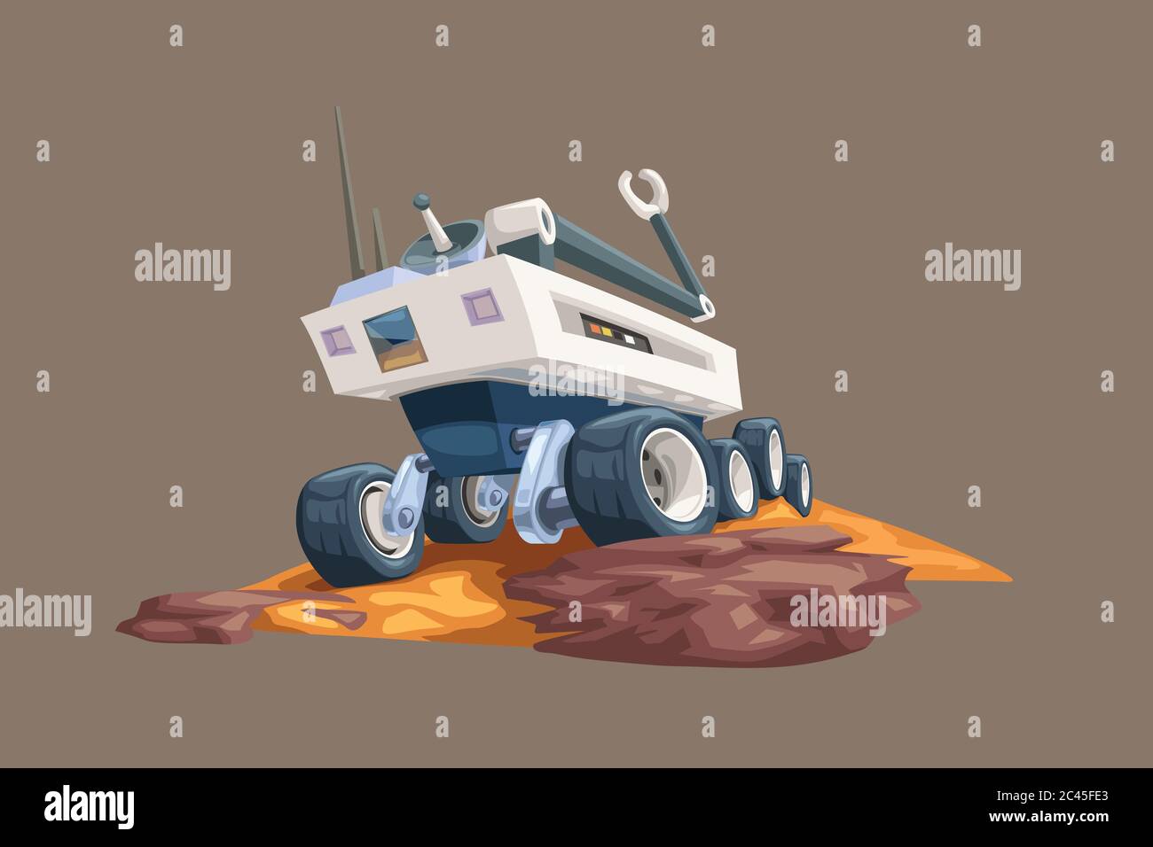 Cartoon rover hi-res stock photography and images - Alamy