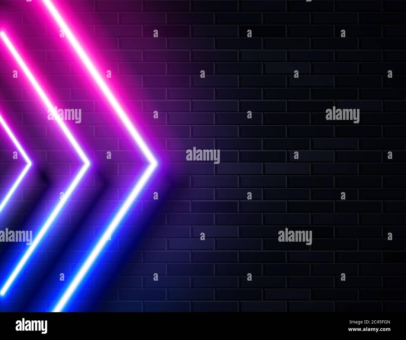 Futuristic Sci Fi Modern Neon Pink and Blue Gradient Glowing Arrows ...