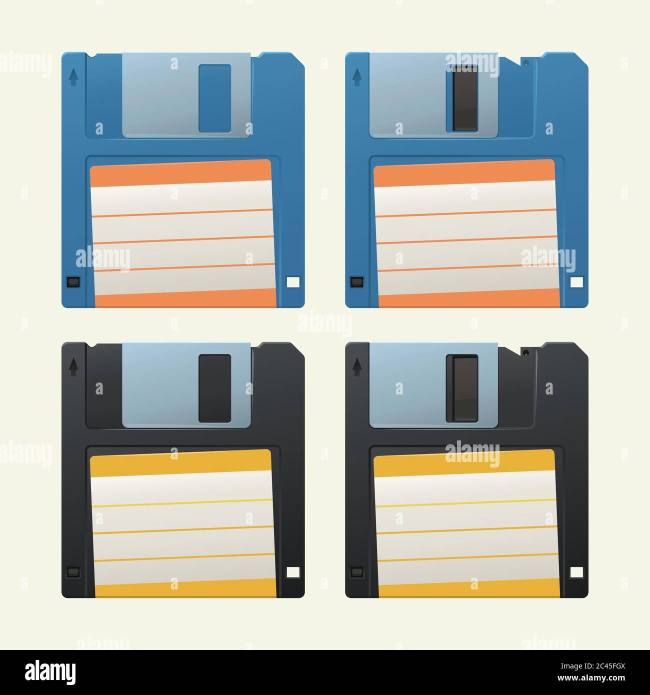 Diskettes backup Stock Vector Images - Alamy