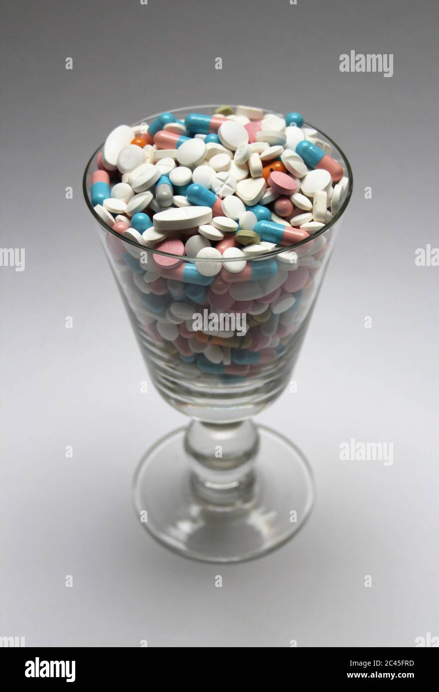 A colourful cocktail of pills and drugs Stock Photo - Alamy