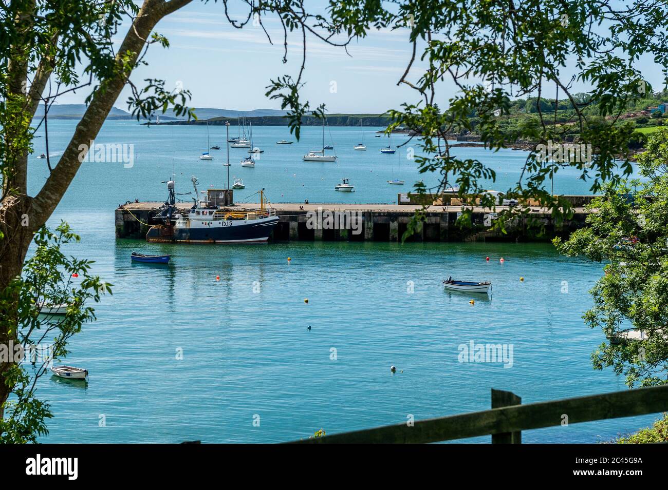 Schull, West Cork, Ireland. 24th June, 2020. Schull is basking in ...