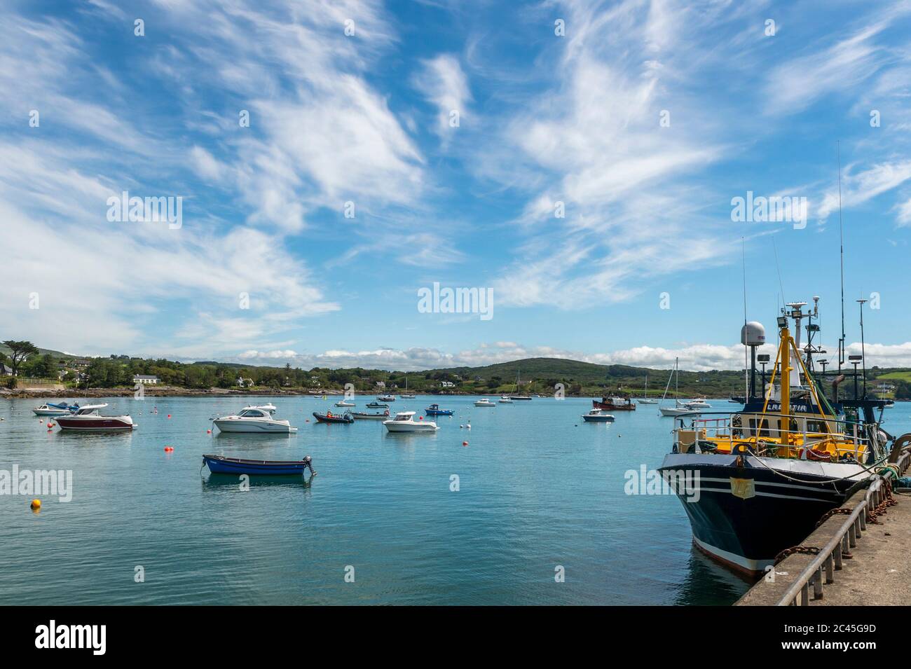 Schull, West Cork, Ireland. 24th June, 2020. Schull is basking in ...