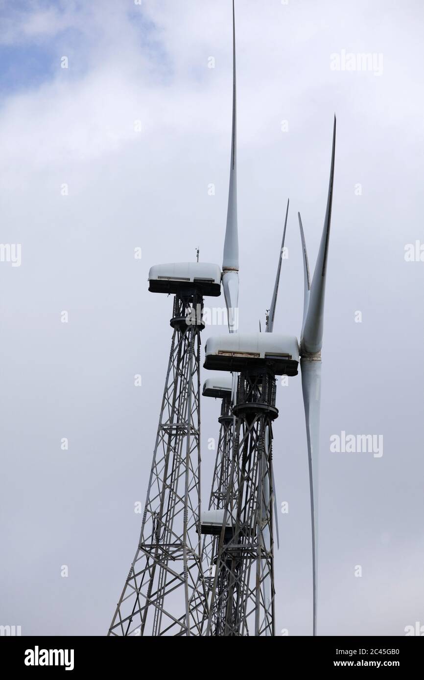 Wind turbines in Gibraltar Stock Photo - Alamy