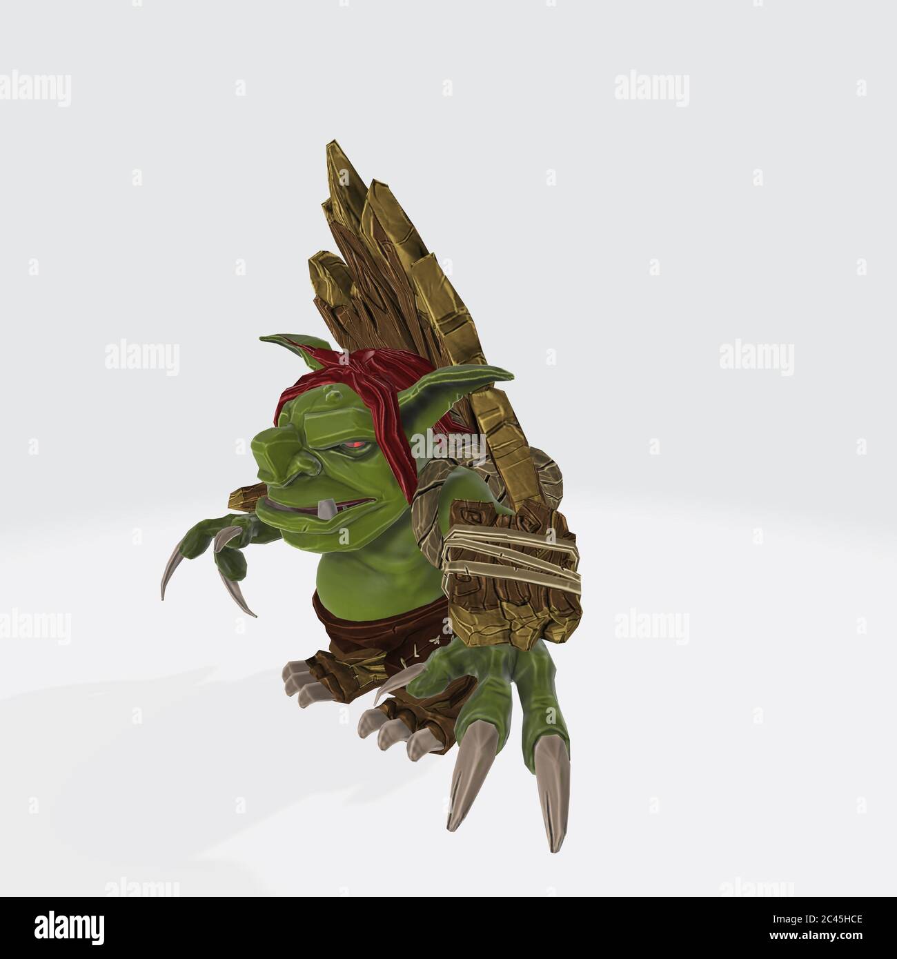 3D rendering illustration of a monster model Stock Photo - Alamy