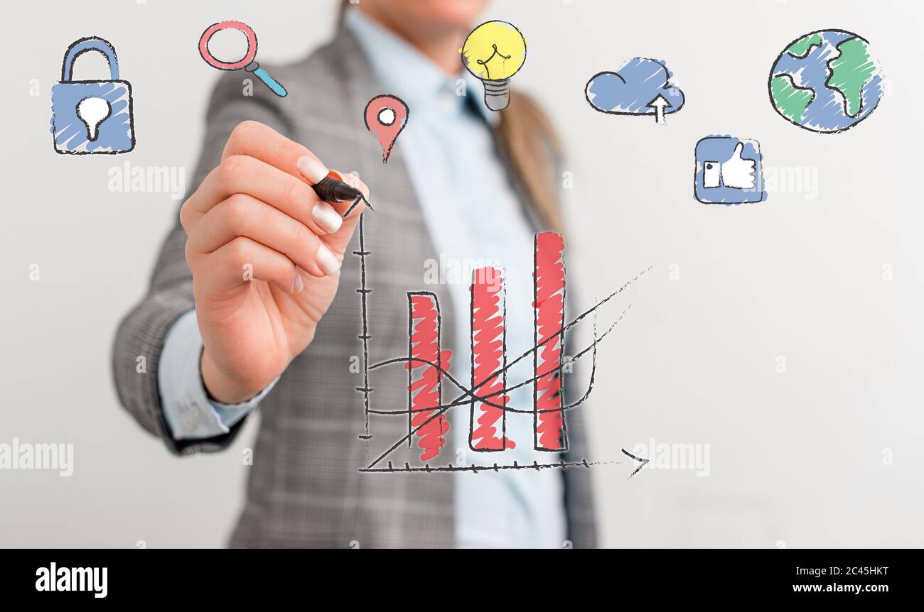 Free Sketch Of Digital Technology Information With Infographic Element ...