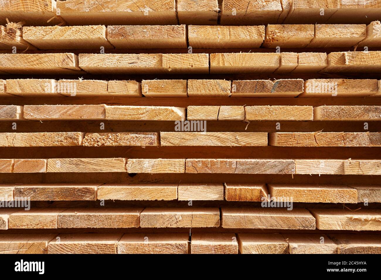 Stack of wooden boards Stock Photo - Alamy