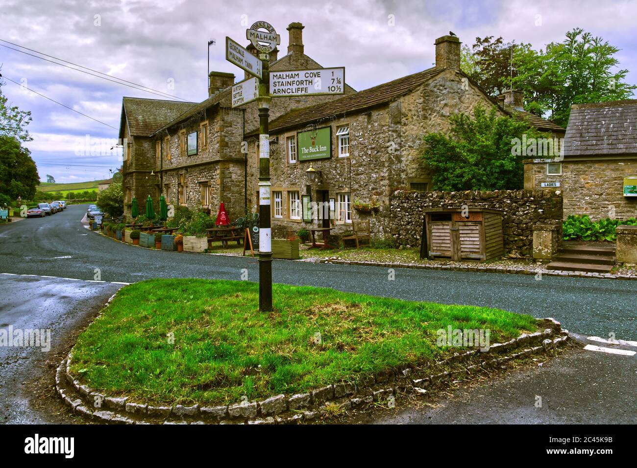 Malham village in the Yorkshire Dales, UK Stock Photo - Alamy