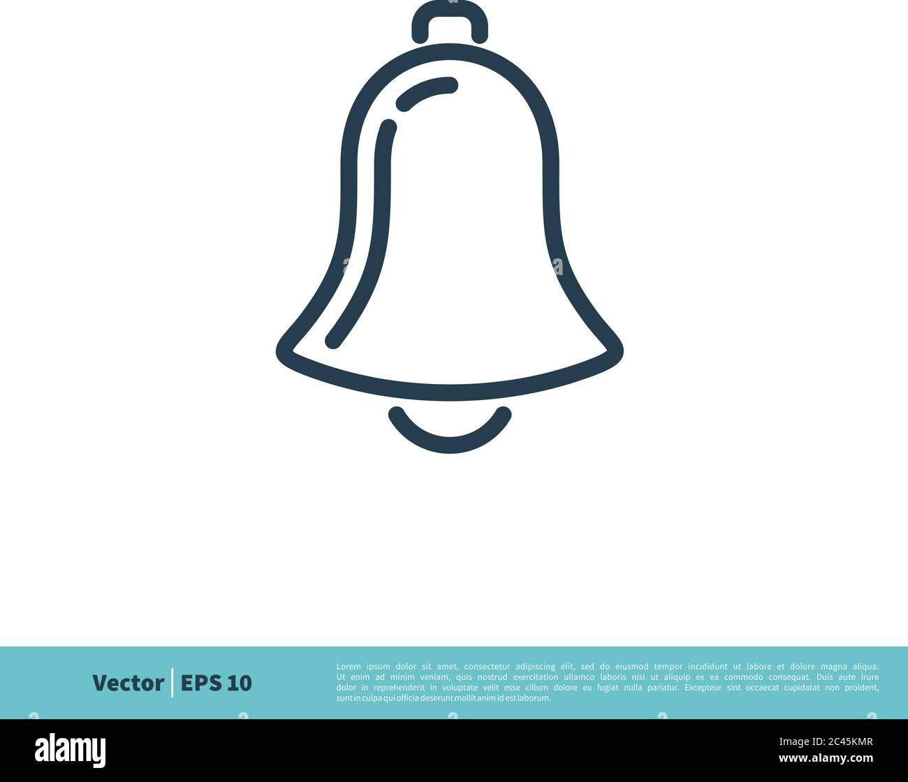 Bell Notification Icon Vector Logo Template Illustration Design. Vector ...