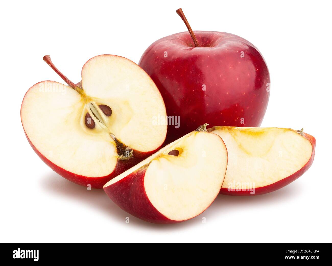 Four apples Cut Out Stock Images & Pictures - Alamy