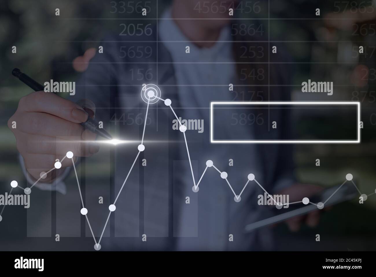Unstable High Risk Trend Movement Performance Financial Chart Status ...