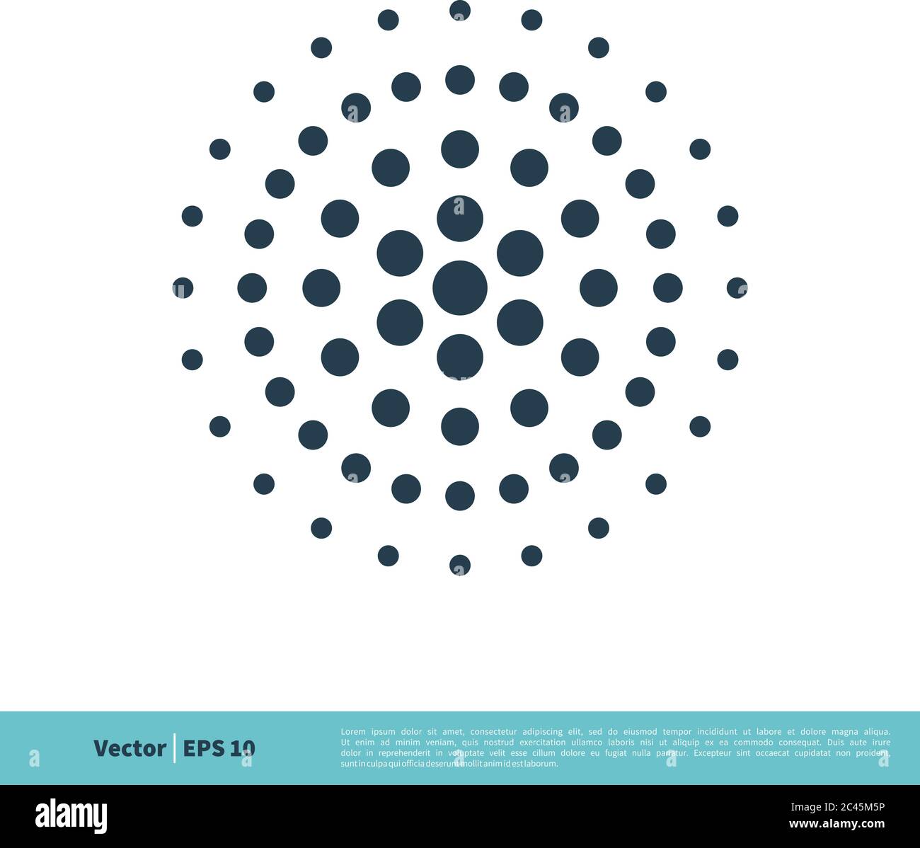 Circle Dots Icon Vector Logo Template Illustration Design. Vector EPS ...