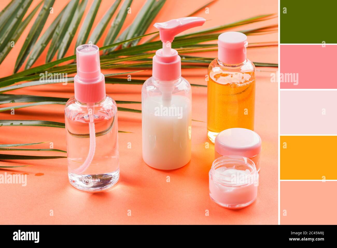 Orange color swatch hi-res stock photography and images - Alamy