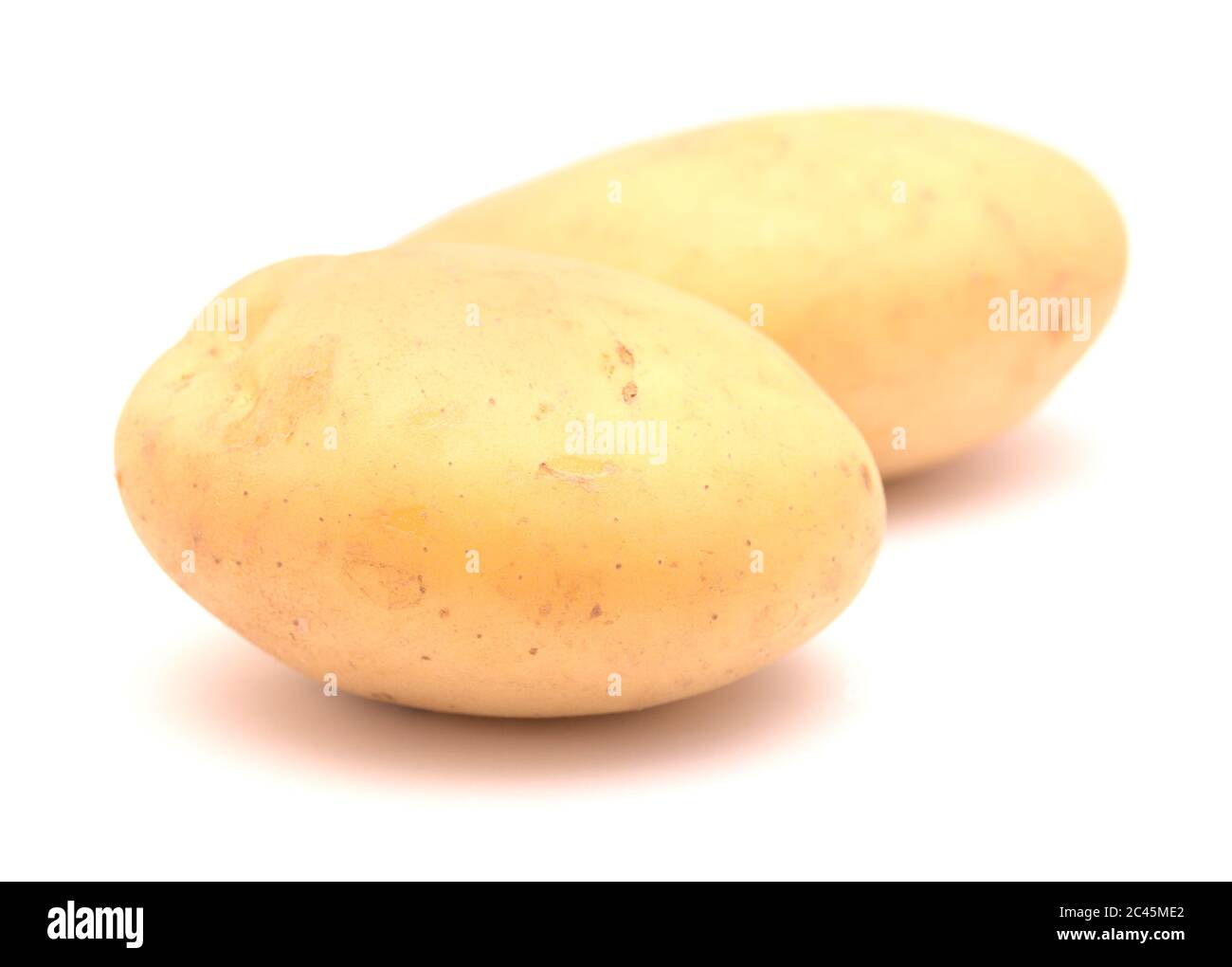 Large clean potato isolated on white Stock Photo - Alamy