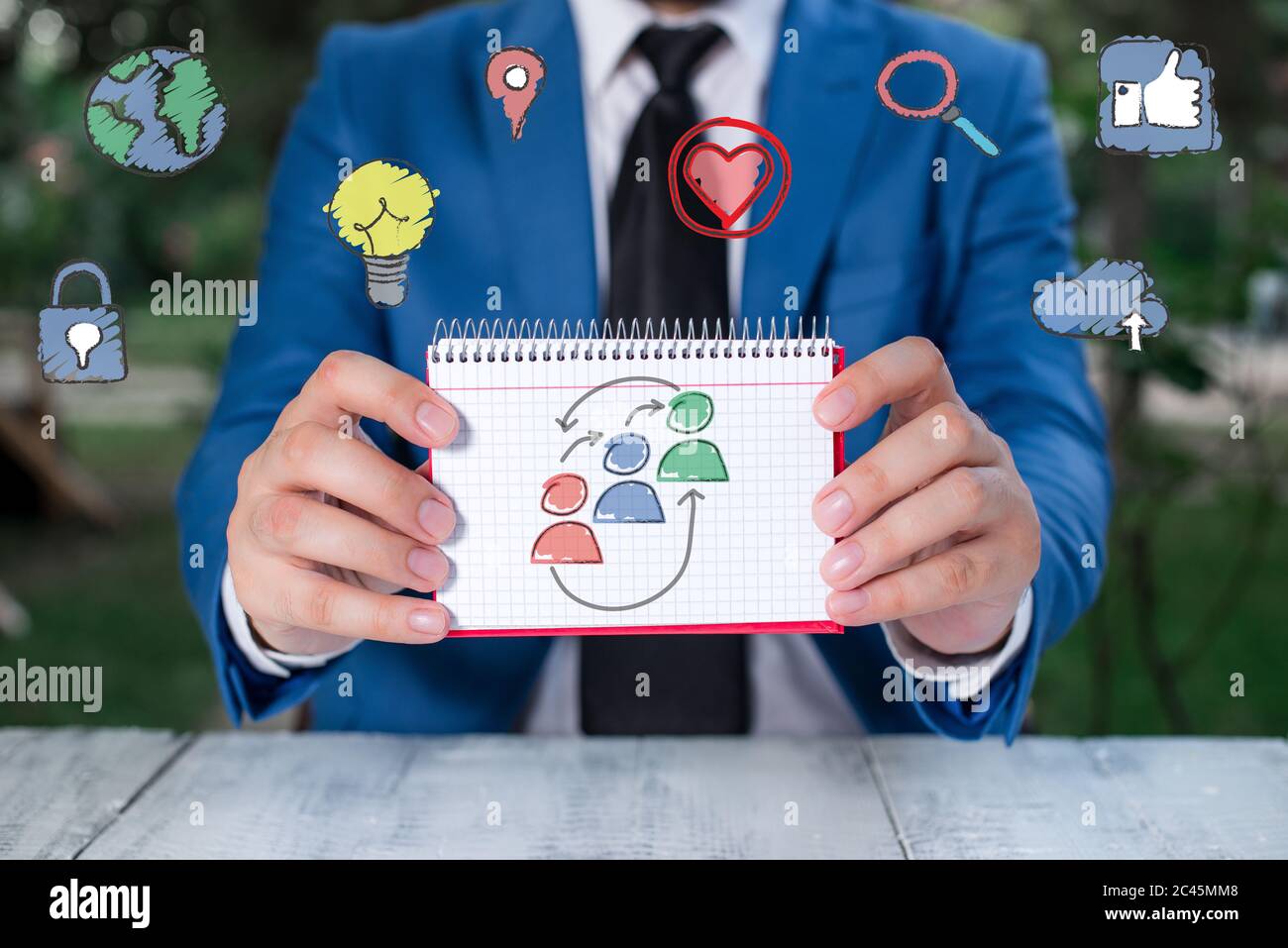 Free Sketch Of Digital Technology Information With Infographic Element ...