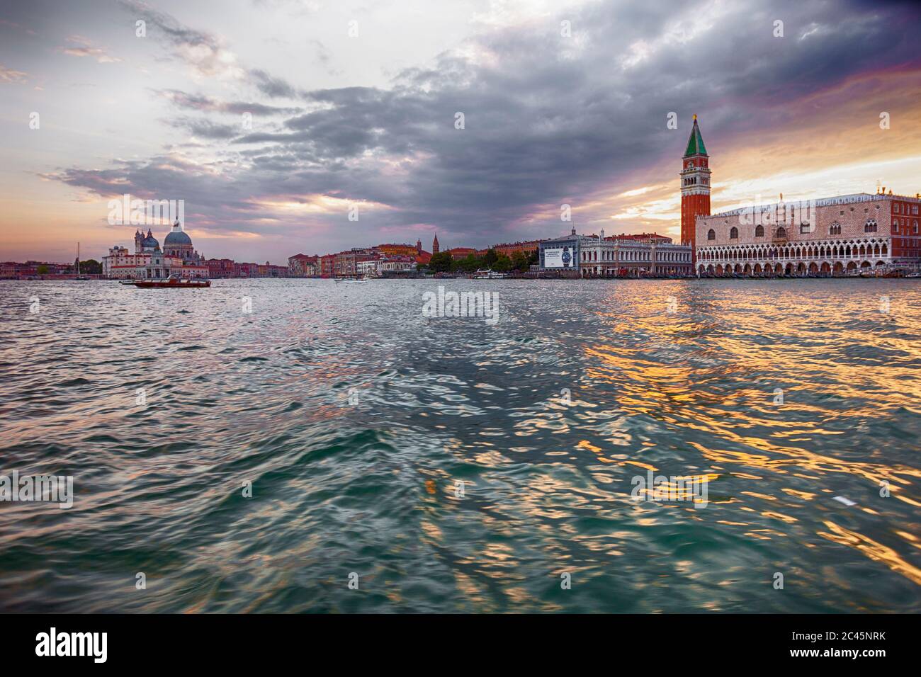 Venice seen from the water, Italy Stock Photo - Alamy