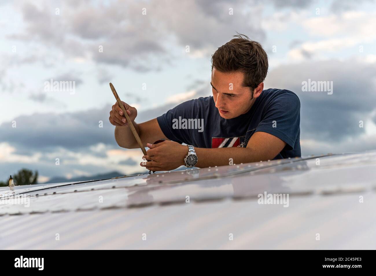 Airplane checks hi-res stock photography and images - Alamy