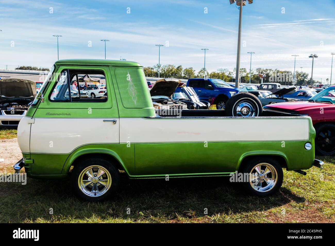 1963 Ford Econoline Pickup at the Fall 2018 Daytona Turkey Run Stock ...