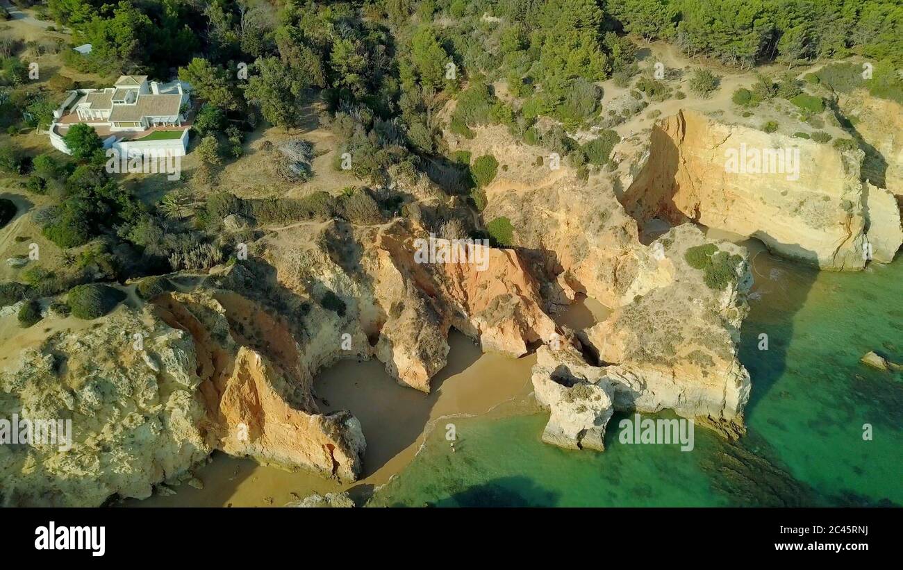 Bright tropical coast from air Stock Photo - Alamy