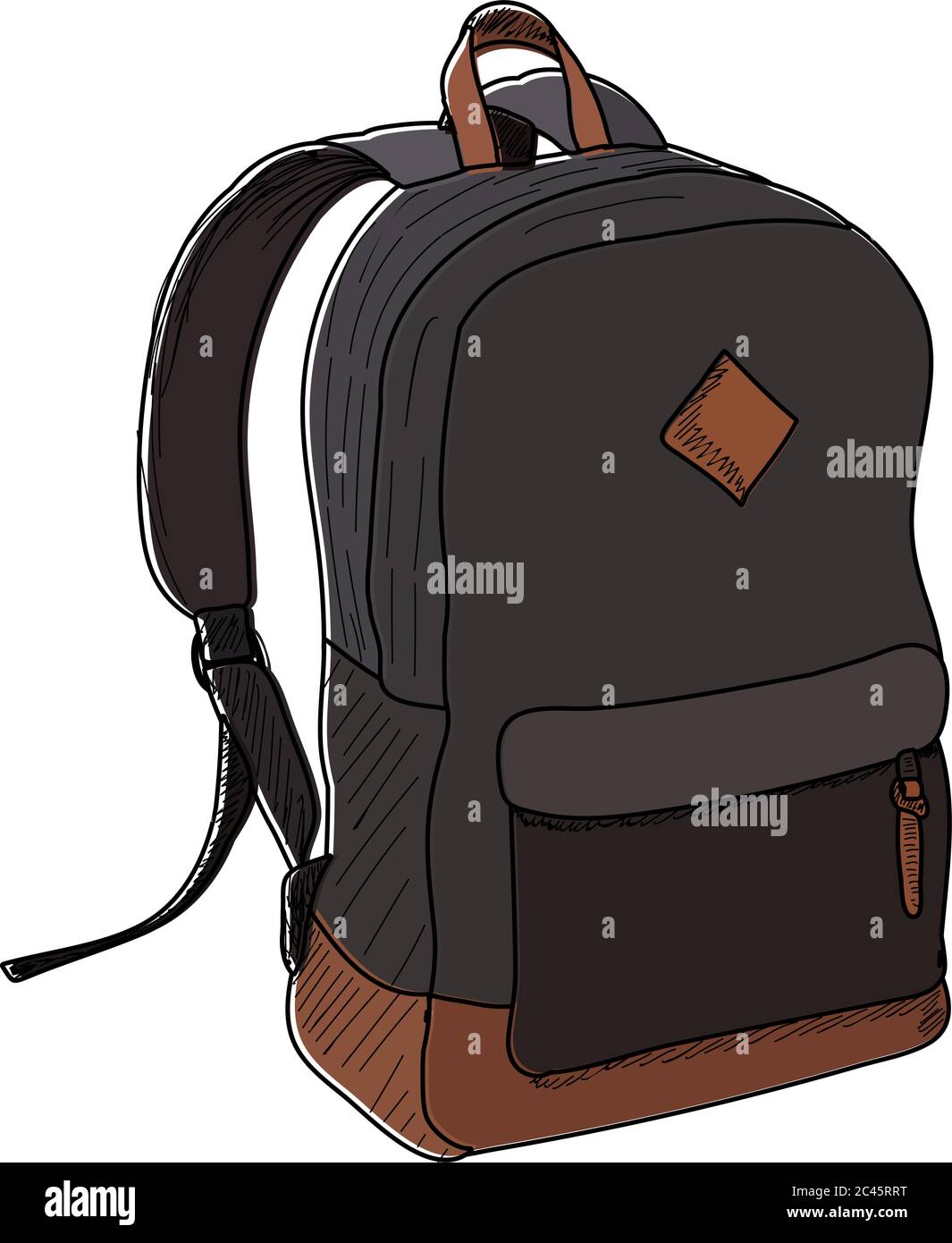 vector isolated on white background backpack Stock Vector Image & Art ...